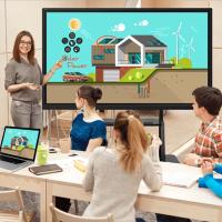 China 4K EDLA Google Certified Interactive Whiteboard with 50 Point Multi-Touch for Smart Classrooms for sale