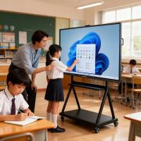China 4K AI Interactive Whiteboard with EDLA Certification and Smart Board Features for sale