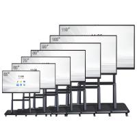 China Professional AI Interactive Flat Panel with EDLA Android 14.0 4K Resolution and 50 Point Multi Touch for Classroom Teaching for sale
