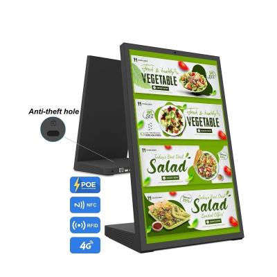 China 8-inch Portrait HD Display Restaurant Ordering Tablet with RK3399 Hexa-Core Processor and L-Shaped Touch Design for sale