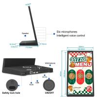 China 8-inch HD Display Digital Menu Board with POS Integration and Remote Control for Restaurants for sale