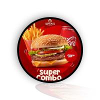 China Round Digital Signage Screen with Android System and Remote CMS Management for Advertising Displays for sale