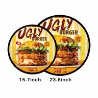 China Circular Advertising Screen with CMS Remote Control and 4K Display Option for Retail Marketing for sale