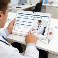 China Hospital Bedside Information Tablet with Camera and Privacy Protection for sale