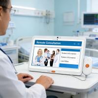 China Android Hospital Information Monitor with Bedside Touch Panel Display for sale