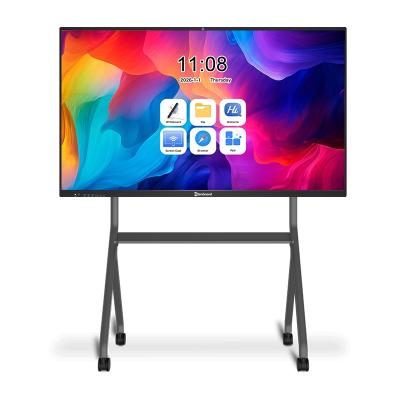 China EDLA Certified 4K Interactive Whiteboard with 50 Point Multi Touch for Smart Classrooms for sale