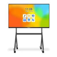 China 86 Inch Interactive Smart Board with 4K Display 50 Point Multi Touch and Android 14.0 for Classroom Teaching for sale
