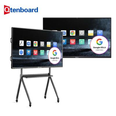 China 86 Inch Infrared 20-Point Touch Interactive Whiteboard for School Digital Classroom for sale