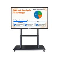 China AI-Powered 4K Smart Whiteboard with Wireless Screen Share and Dual OS for Next-Gen Hybrid Corporate Meeting Rooms for sale