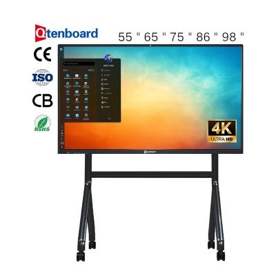 China 86 Inch Interactive Flat Panel for Smart Classroom Teaching for sale