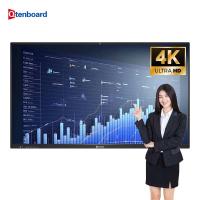 China OEM ODM Custom 55 to 110 Inch 4K Interactive Flat Panel with Logo Branding Customized Hardware for Education Business for sale