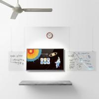 China 86 Inch 4K AI Interactive Whiteboard 100 Point Touch Voice Assistant Warm Light Eye Protection Wireless Presentation for sale