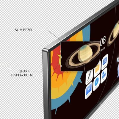 China 86 Inch 4K UHD Interactive Whiteboard 100 Point Multi Touch AI Wireless Screen Sharing Warm Light Display Panel for sale