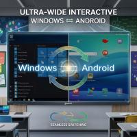 China Wall Mount or Mobile Stand Installation Interactive Panel with Android System 13 Or 14 for sale