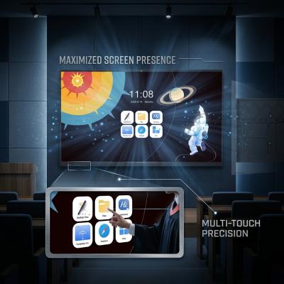 China Android 11 Interactive Smart Board 86 Inch 4+32GB IR Interactive Panel for Education for sale