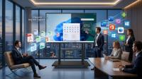 China 65 Inch LCD 4K Touch Interactive Whiteboard Android 16.0 Qtenboard for Corporate Meeting Room for sale