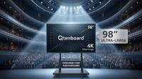 China 98 Inch LCD 4K Ultra Large 50 Point Touch Interactive Whiteboard Android 16.0 Qtenboard for Auditorium Training Center for sale