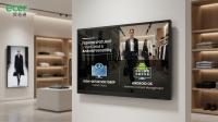 China Qunmao Large Format Digital Signage 75 85 Inch 4K Android Industrial Information Display for Airport Station Venue for sale