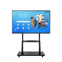 China 75 Inch Interactive Whiteboard with Dual OS Android 16 Windows 11 Pro and AI Meeting Minutes for Corporate Conference Rooms for sale