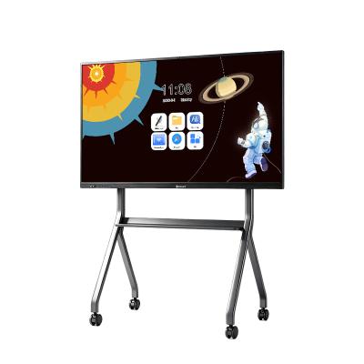 China 86 Inch Interactive Whiteboard with Dual OS Android 16 Windows and AI Assistant OCR for Smart Board Collaboration for sale