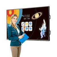 China 75 Inch 4K Resolution Interactive Digital Whiteboard with 50-Point Touch for Video Conferencing for sale