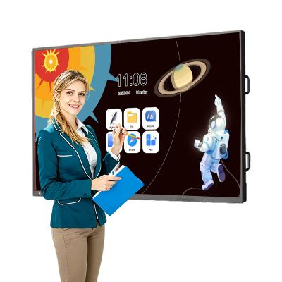 China 75 Inch 4K Resolution Interactive Digital Whiteboard with 50-Point Touch for Video Conferencing for sale
