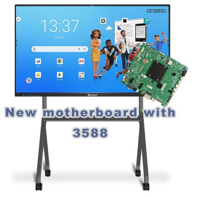 China 110 Inch Interactive Digital Whiteboard with 4K UHD Resolution and 50-Point Touch for University Lecture Theater for sale