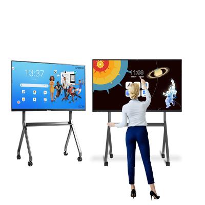 China 105 Inch 4K UHD Interactive Digital Whiteboard with 50-Point Multi-Touch for Corporate Training Centers for sale