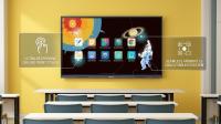 China 65 Inch 4K UHD Smart Interactive Whiteboard QM-65HY with 40 Point IR Touch for Classroom Business for sale