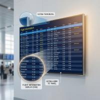 China 75 Inch 24/7 Wall-Mounted Digital Signage Display 4K Android 16 CMS Enterprise Batch Deployment Qtenboard for sale