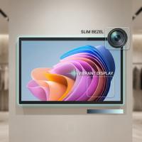 China 43 Inch 4K Ultra HD Wall-Mounted Digital Signage Display High Brightness Android 16 CMS Commercial Qtenboard for sale