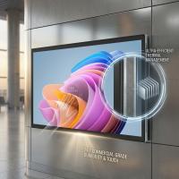 China 75 Inch 24/7 Wall-Mounted Digital Signage Display 4K Android 16 CMS Enterprise Batch Deployment Qtenboard for sale