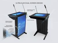 China Qtenboard 15.6 inch FHD Touch Screen Digital Podium with Multi-Interface Expansion and 10-point Capacitive Touch for Smart Lecture Rooms for sale