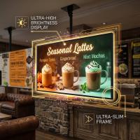 China QM-4915GPW 49 Inch Digital Menu Board with 4K UHD Display and Dustproof Waterproof Design for Restaurants for sale
