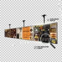China QM-4915GPW 49 Inch Digital Menu Board with 4K UHD Display and Dustproof Waterproof Design for Restaurants for sale