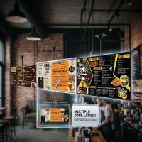 China QM-4915GPW 49 Inch Digital Menu Board with 4K UHD Display and Dustproof Waterproof Design for Restaurants for sale