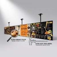 China QM-4315GPW 43 Inch 4K UHD Digital Menu Board with Ultra Narrow Bezel and Cloud CMS Dynamic Update for sale