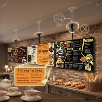 China QM-4315GPW 43 Inch 4K UHD Digital Menu Board with Ultra Narrow Bezel and Cloud CMS Dynamic Update for sale