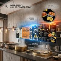 China QM-4915GPW 49 Inch 4K Digital Menu Board Dynamic Price Update Display for QSR Restaurant Chains for sale