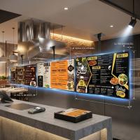 China QM-3215GPW 32 Inch 4K Touch Screen Digital Menu Board Self Order Counter Display for Restaurant for sale
