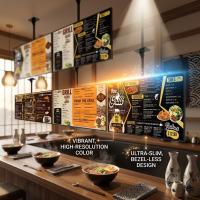 China QM-4915GPW 49 Inch 4K Digital Menu Board Dynamic Price Update Display for QSR Restaurant Chains for sale