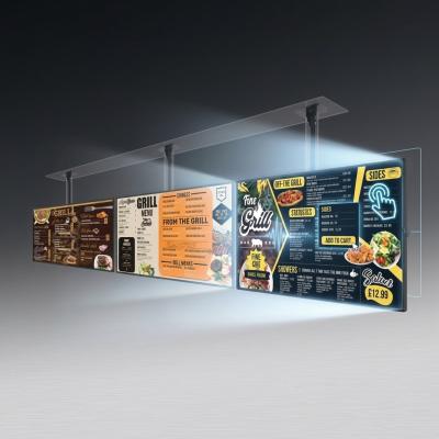 China QM-5515GPW 55 Inch 4K Touch Screen Digital Menu Board Self Ordering Display for Fast Food Restaurant for sale