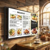 China QM-4915GPW 49 Inch 4K Digital Menu Board Scheduled Playback Remote Device Monitoring Display for sale