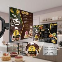 China QM-4315GPW 43 Inch 4K Digital Menu Board Cloud Sync Publishing for Chain Restaurant Multi Store for sale