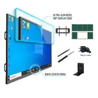China QM-100HY 100 Inch 4K UHD Interactive Flat Panel 100 Point Touch High Performance Smart Whiteboard for sale
