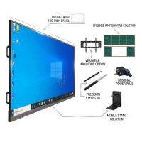 China QM-100HY 100 Inch Interactive Flat Panel 4K UHD WiFi Bluetooth Camera Audio Smart Whiteboard for sale