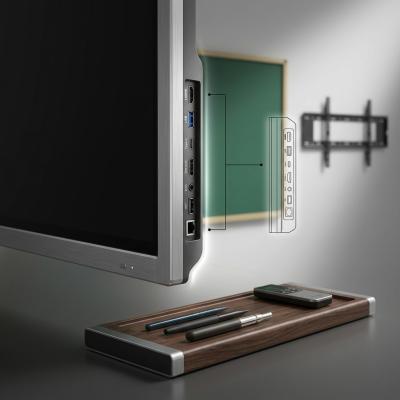 China QM-65HY 65 Inch Dual System Interactive Flat Panel Conference Smart Whiteboard Wireless Casting for sale