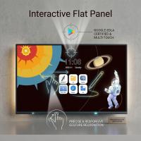 China QM-86HY 86 Inch 4K UHD Interactive Flat Panel Education Smart Whiteboard Multi Touch Display for sale