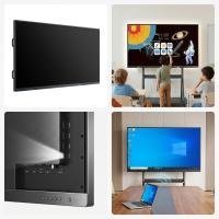 China QM-65HY 65 Inch 4K UHD Interactive Flat Panel Smart Whiteboard Windows Android 40 Point Touch for sale