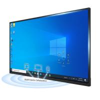 China QM-98HY 98 Inch Multi Device Collaboration Interactive Flat Panel Wireless Casting Smart Whiteboard for sale